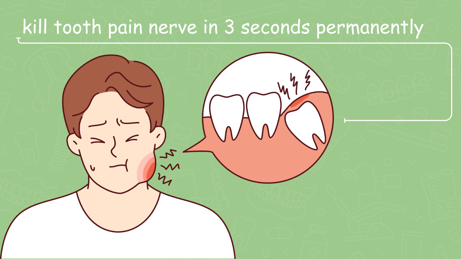 Kill tooth pain nerve in 3 seconds permanently - Dentist Bury St ...
